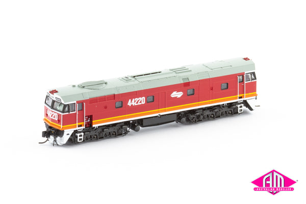 442 Class locomotive 44220 Candy with White L7 & No Buffers (N442-10) – Australian Modeller