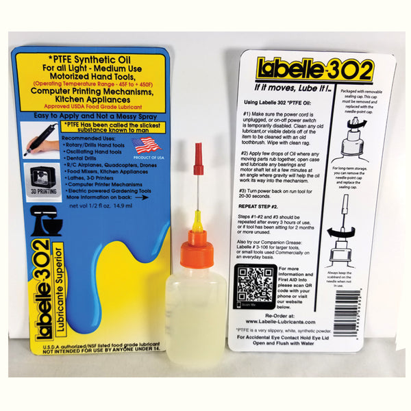 Labelle - LAB-302 - PTFE Synthetic Oil - For Light to Medium Use Motor – Australian Modeller