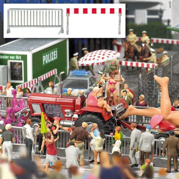 1018 - Crowd Control Barrier Set (HO Scale) – Australian Modeller