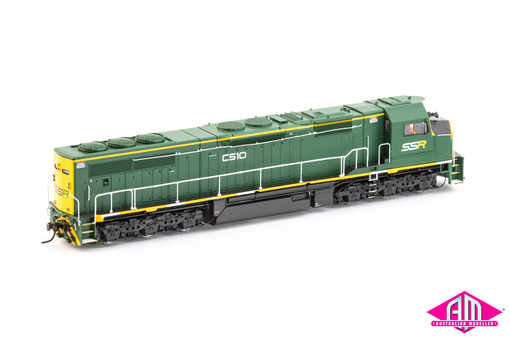 C Class Locomotive, C510 SSR - Green & Yellow (C-20) HO Scale ...
