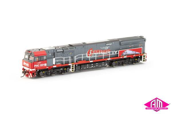UGL C44aci PHC Class Locomotive, PHC001 Crawfords Freightlines "Carrot ...