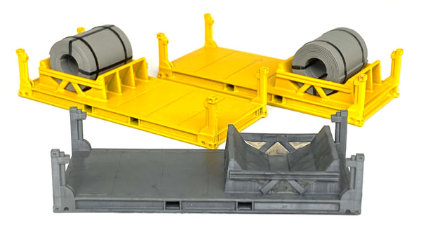 IF-CON024 - BHP Australia ISO Length Coil Steel Cradle - 2pc (HO Scale ...