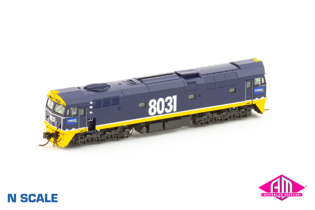 80 Class locomotive 8031 FreightCorp Blue/Yellow With FC Logos (N80-11 ...