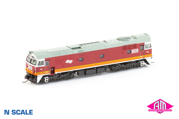 80 Class locomotive 8018 Candy With White L7 & FR Logos (N80-8) N-Scal ...