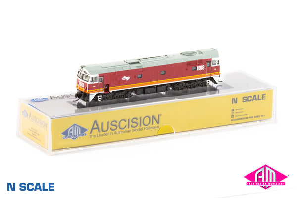 80 Class locomotive 8018 Candy With White L7 & FR Logos (N80-8) N-Scal ...