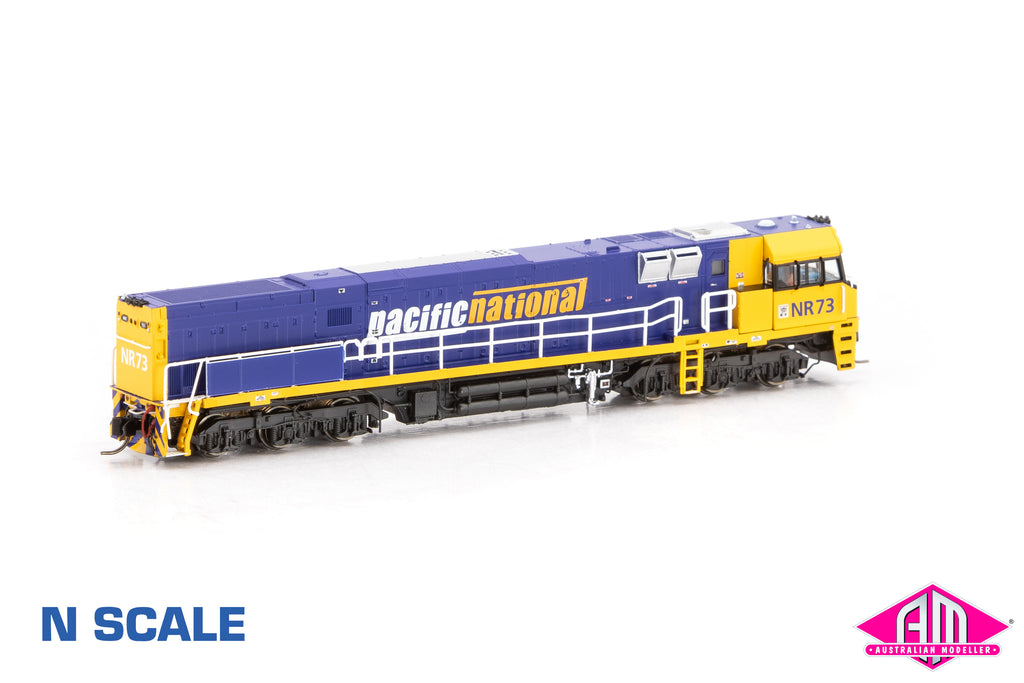 NR Class locomotive NR73 Pacific National (No stars) - Blue & Yellow ...