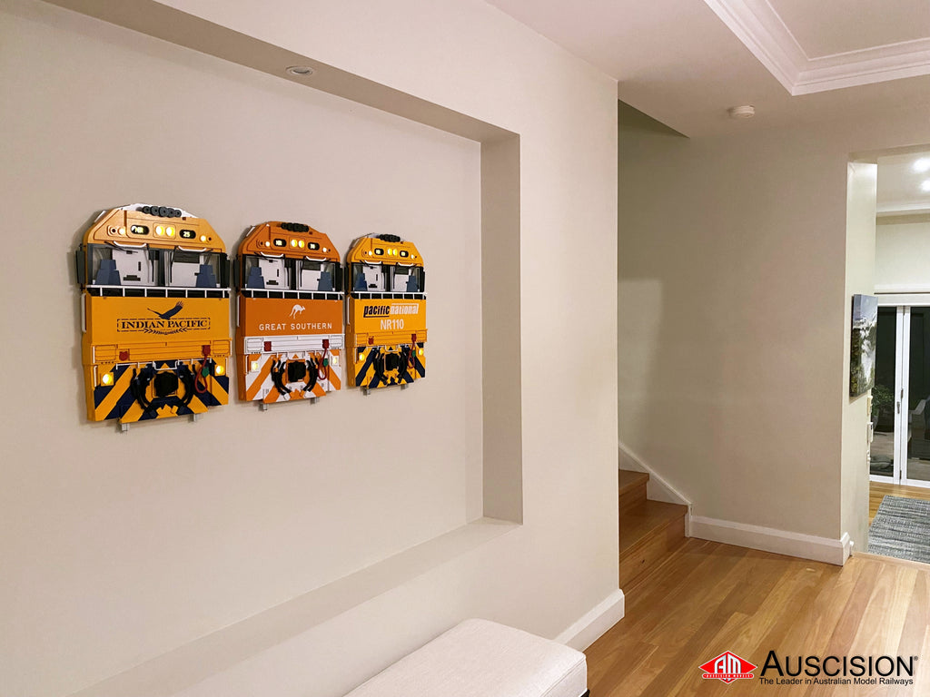 3D Wall Art NR Class NR52 National Rail All Black (1:8 Scale) LA-2 – Australian Modeller