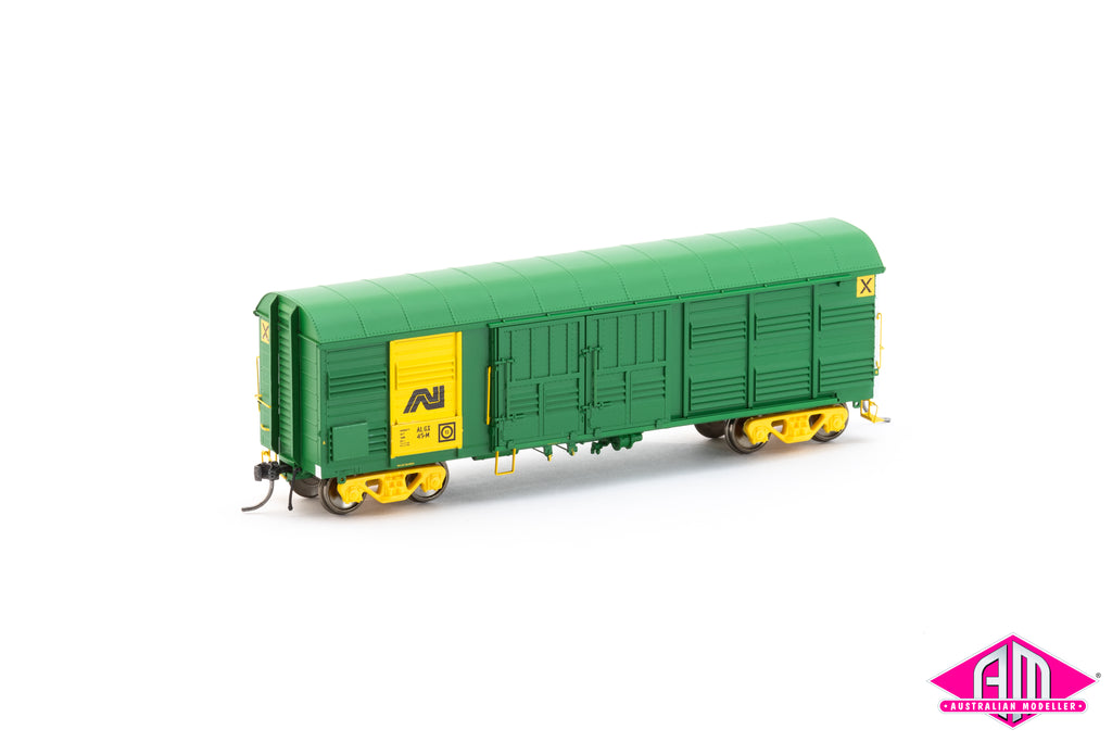 South Australian LX Louvre Vans AN Green & Gold ALGX-07 (HO Scale) 3 P ...