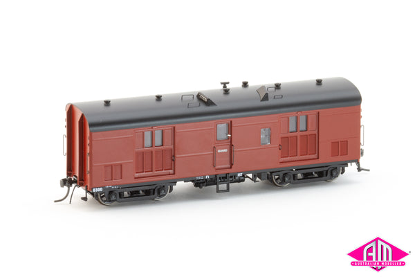 SAR 8300 Brake Van 8300 1950s Regal Red (8300 001) – Australian Modeller