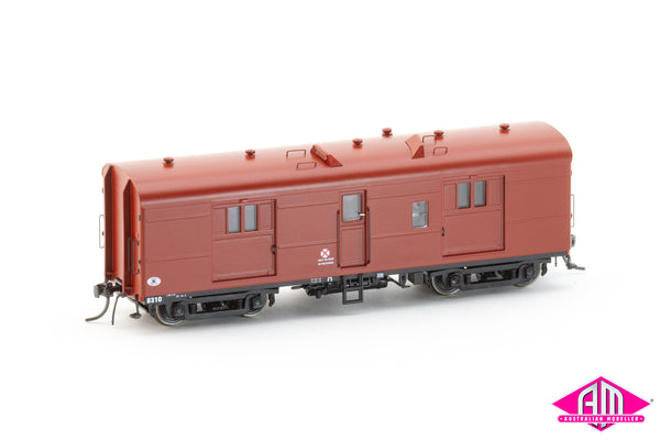 SAR 8300 Brake Van 8310 1970s Regal Red (8300 007) – Australian Modeller