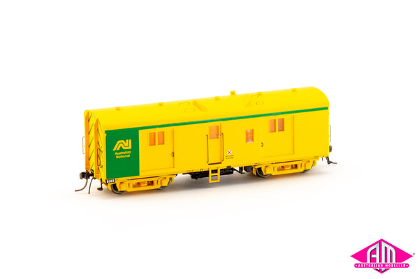 8300 Brake Van 8303 1980s Yellow/Green (8300 012) – Australian Modeller
