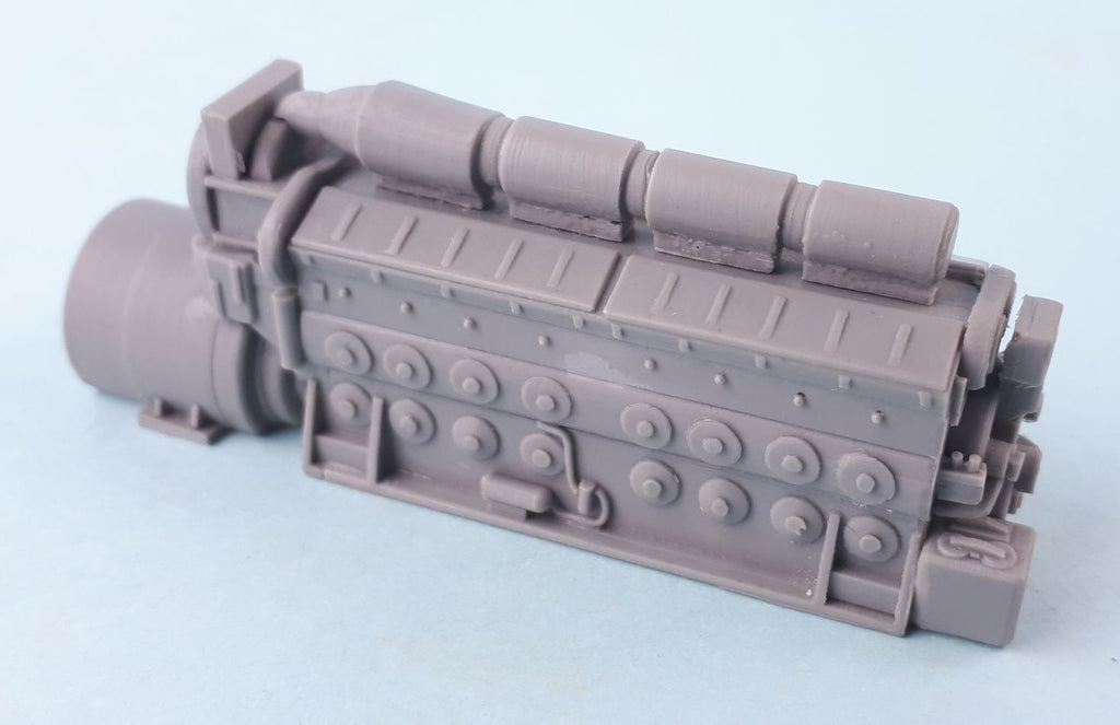 SJ-EMD645V16PM - EMD 645 V16 Prime Mover Engine Casting (HO Scale ...