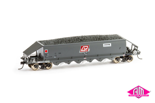 VAK Coal Hopper VAKQ Weathered QR Red On Patches VAK306 (4 car set) HO ...