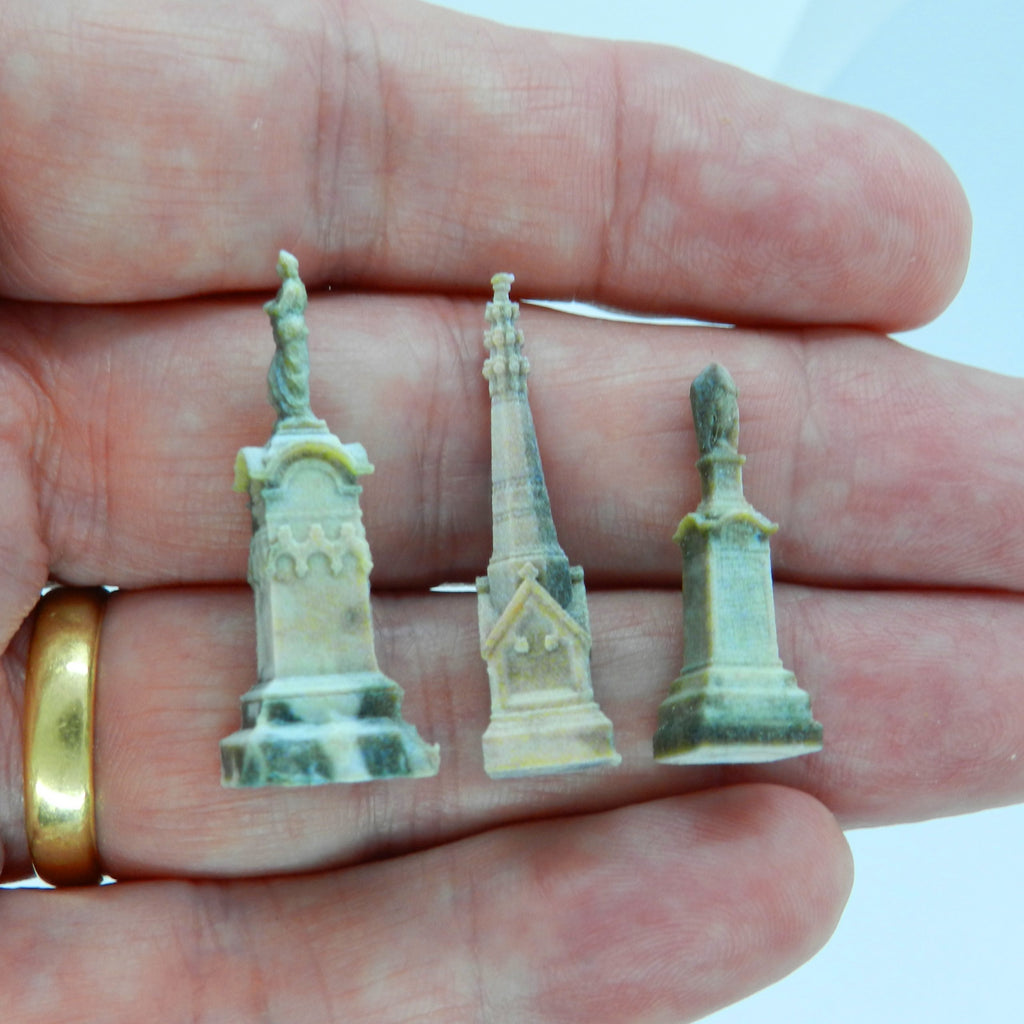 Cemetery Memorials & Statues – WE3D-CMS4HO - Pack 4 (HO Scale ...