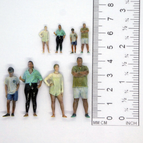 Figures - WE3D-SF1N - Summer Figures 1 (N Scale) – Australian Modeller