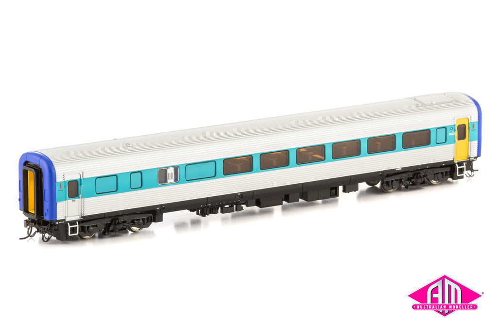 XPT RailCorp CountryLink, Blue/Teal/White - 7 Car Set (XPT-5) HO Scale ...