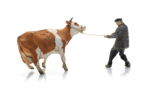 Artitec - Farmer with Obstinate Cow (HO Scale) – Australian Modeller
