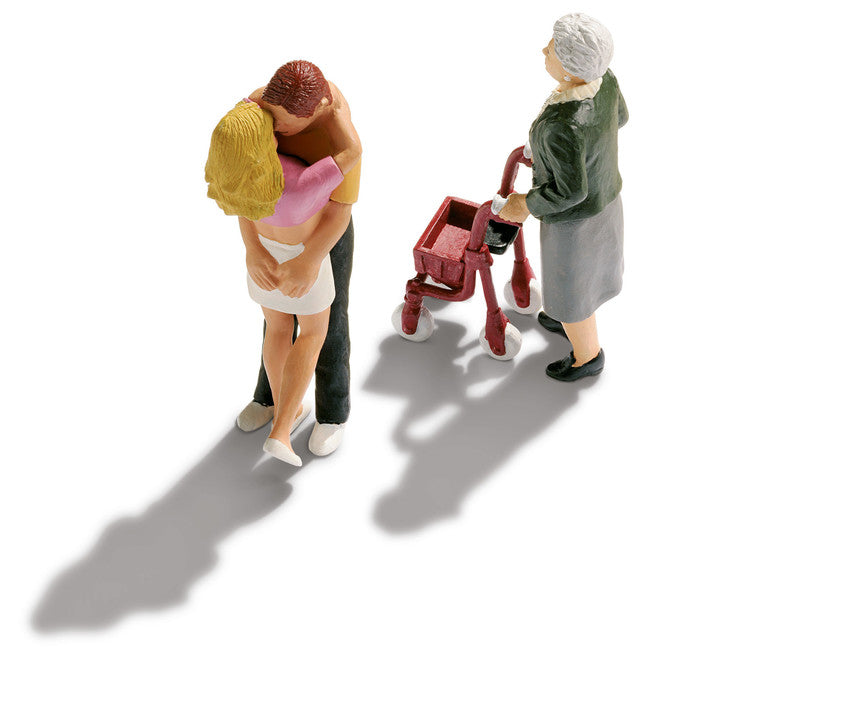 Noch 15510 - Figure Set - Lovers (HO Scale) – Australian Modeller
