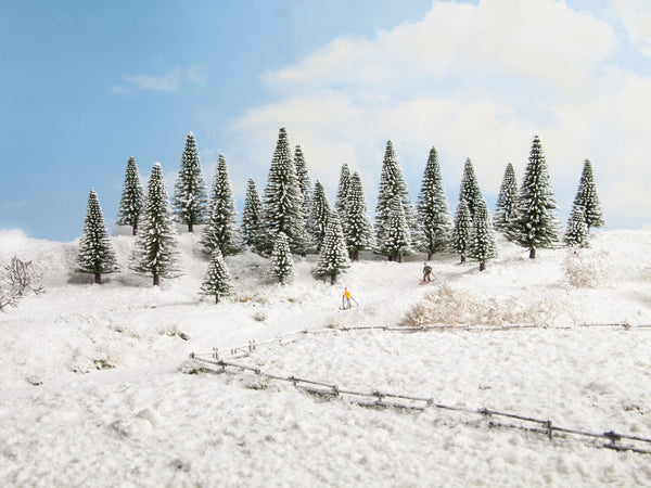 Noch 26828 - Snowy Fir Trees 25pc (5 - 14cm) (HO Scale) – Australian ...