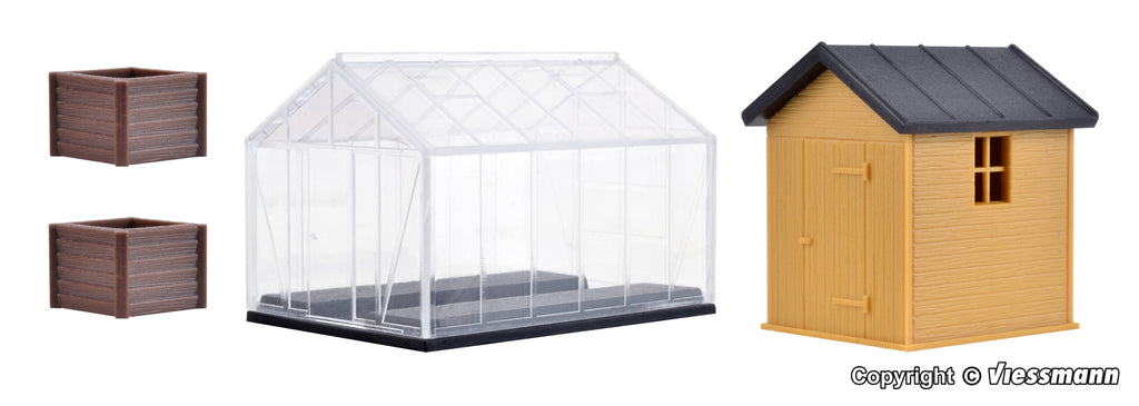 38144 - Garden Shed & Greenhouse (HO Scale) – Australian Modeller