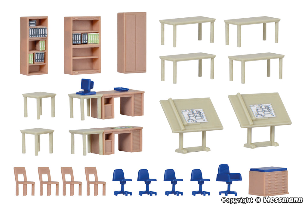 38655 - Office Furniture Kit (HO Scale) – Australian Modeller
