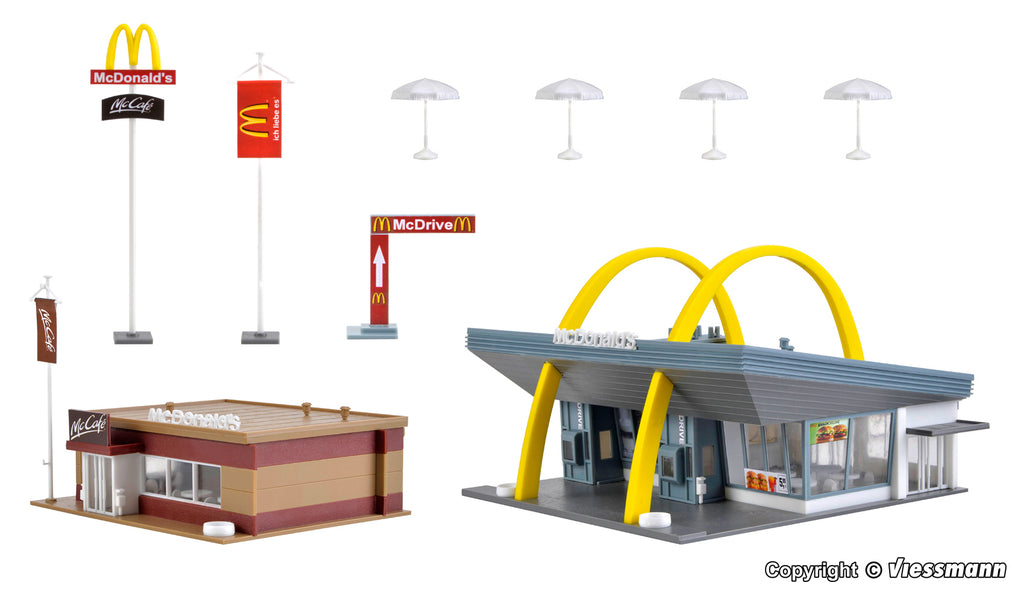 43635 - McDonalds Restaurant with McCafe (HO Scale) – Australian Modeller