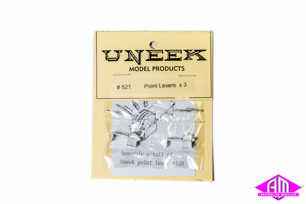 Uneek - UN-520 - Point Levers - 2pc (HO Scale) – Australian Modeller
