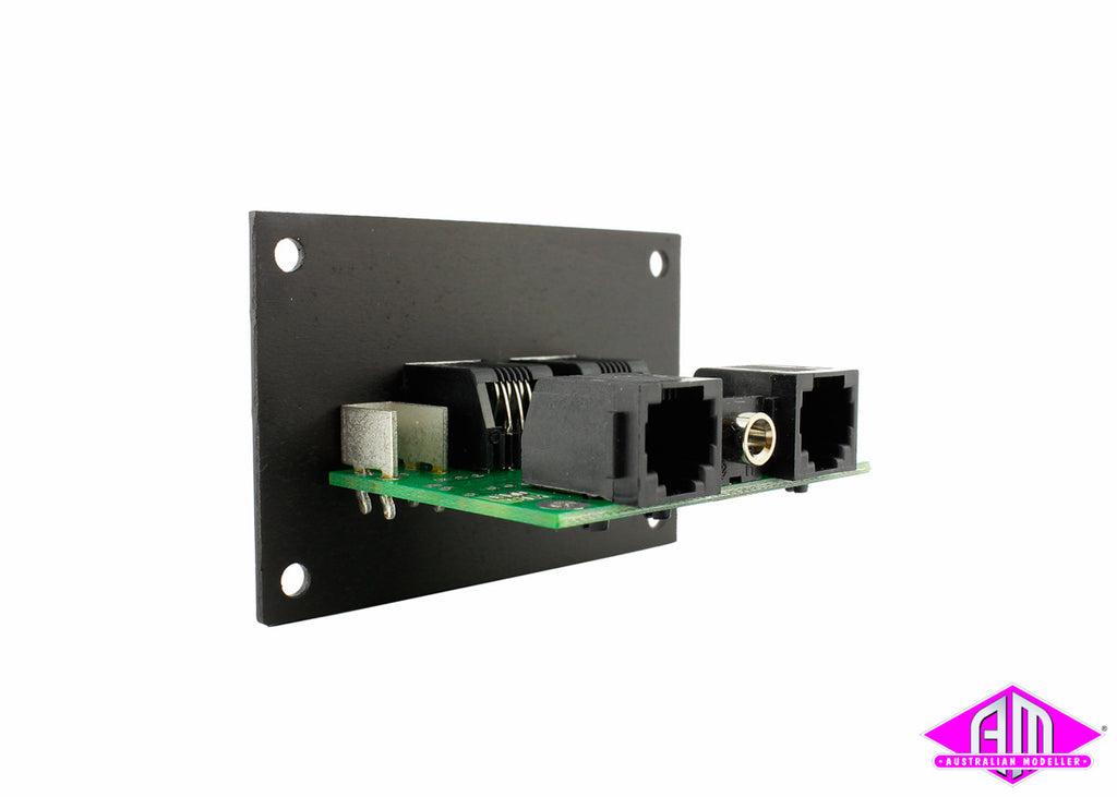 NCE - UTP Power Cab RJ12 Bus Panel with Fascia Plate – Australian Modeller