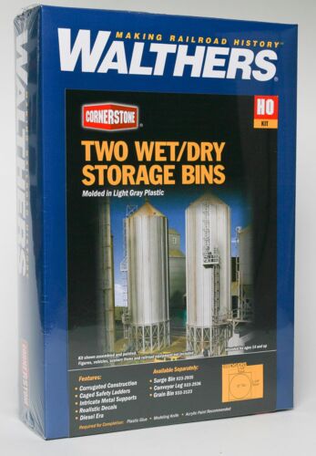 933-2937 - Wet/Dry Grain Storage Bins Kit (HO Scale) – Australian Modeller