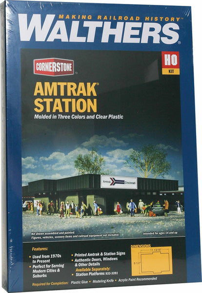 933-3038 - Amtrak Station Kit (HO Scale) – Australian Modeller