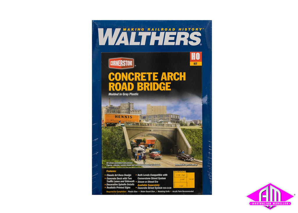 933-3196 - Concrete Arch Road Bridge Kit (HO Scale) – Australian Modeller