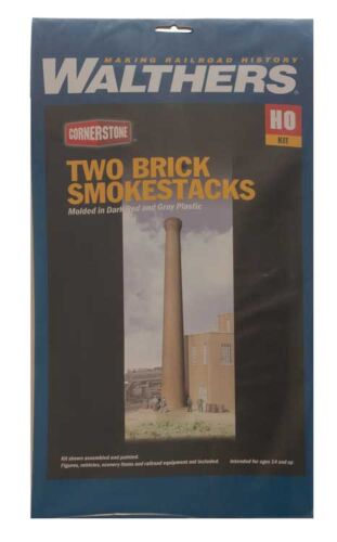 933-3728 - Smokestack 1pc Brick 2 Pack (HO Scale) – Australian Modeller