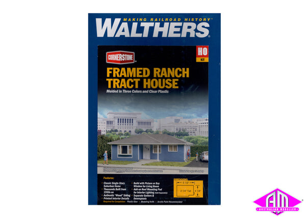 933-3775 - Framed Ranch Tract House Kit (HO Scale) – Australian Modeller