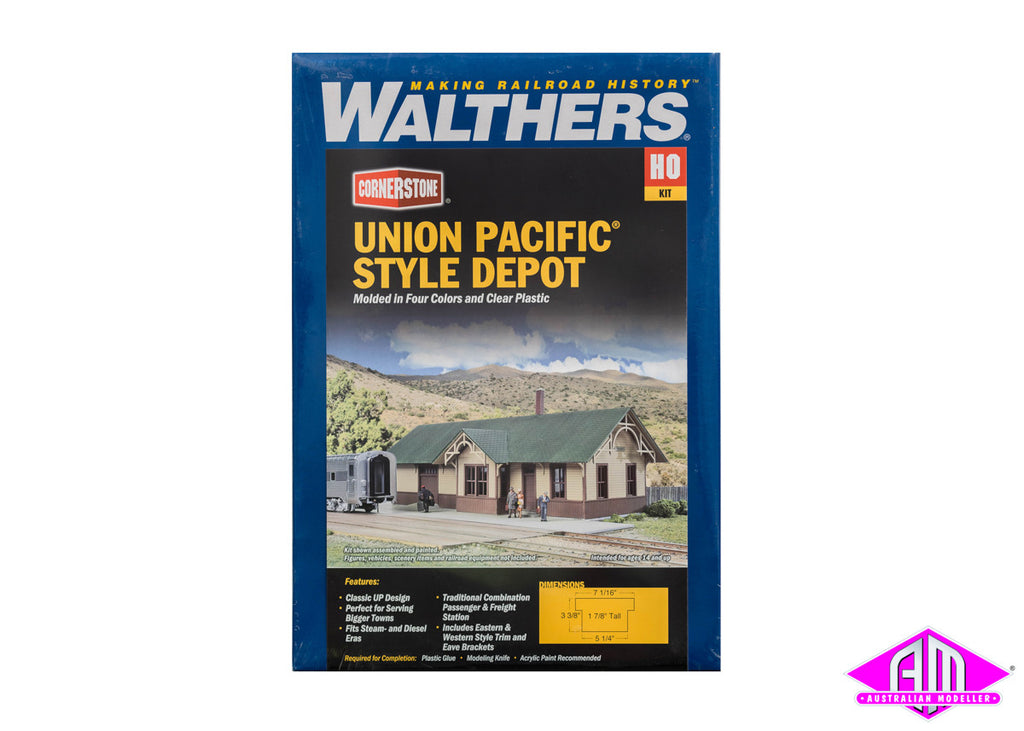 933-4057 - Union Pacific Style Depot Kit (HO Scale) – Australian Modeller