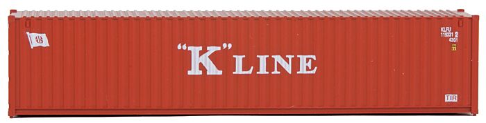 949-8153 - 40' Rib-Side Container - K Line (HO Scale) – Australian Modeller