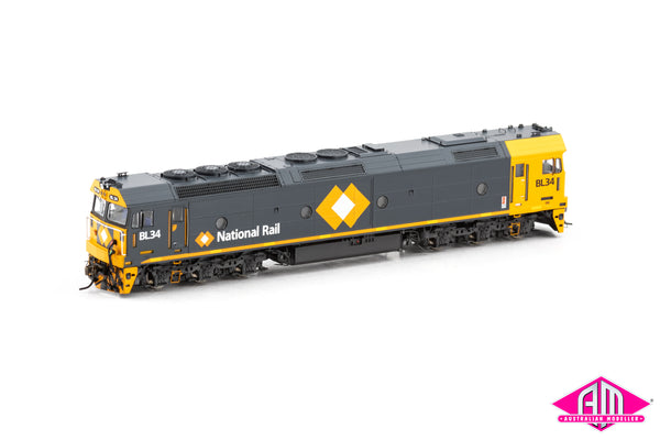 BL Class Locomotive BL34 National Rail Charcoal Orange & Grey (BL-7) H ...