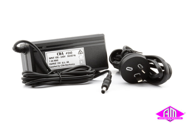 CDA-260 15v DC 4A Power Supply – Australian Modeller