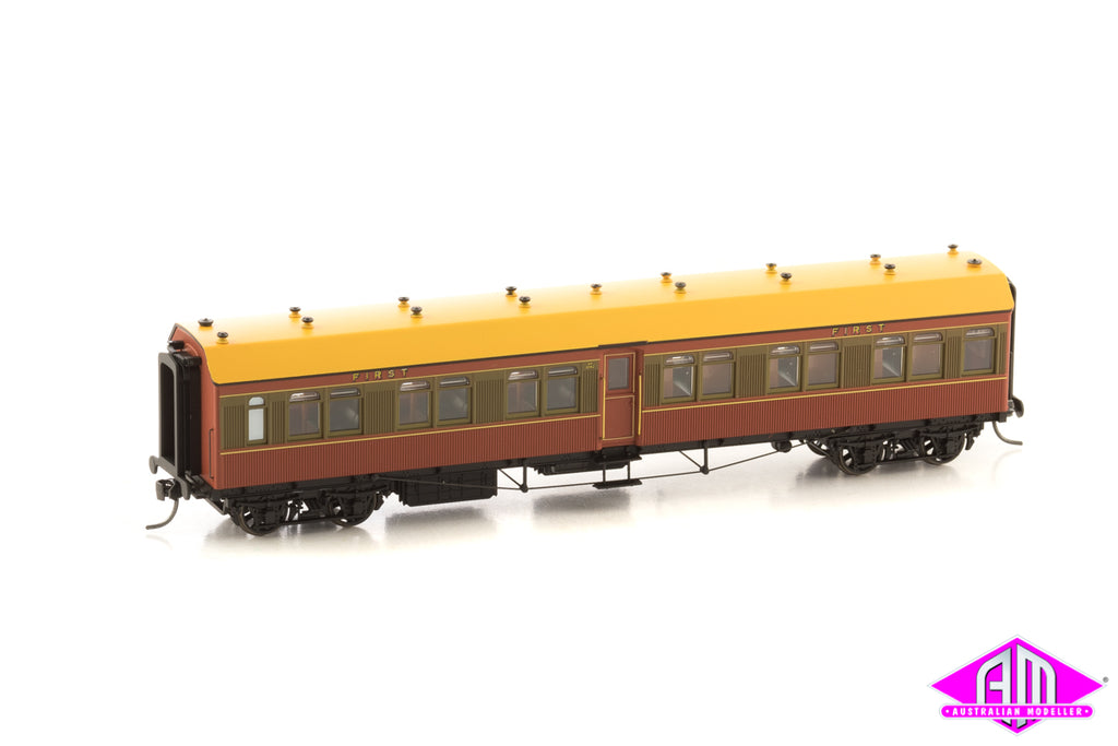 NSWGR R Cars Set 108 Tuscan and Russet (7 car set) – Australian Modeller