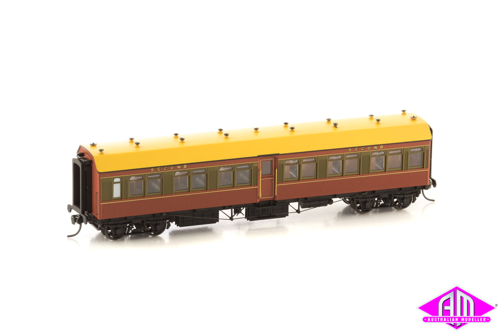 NSWGR R Cars Set 108 Tuscan and Russet (7 car set) – Australian Modeller