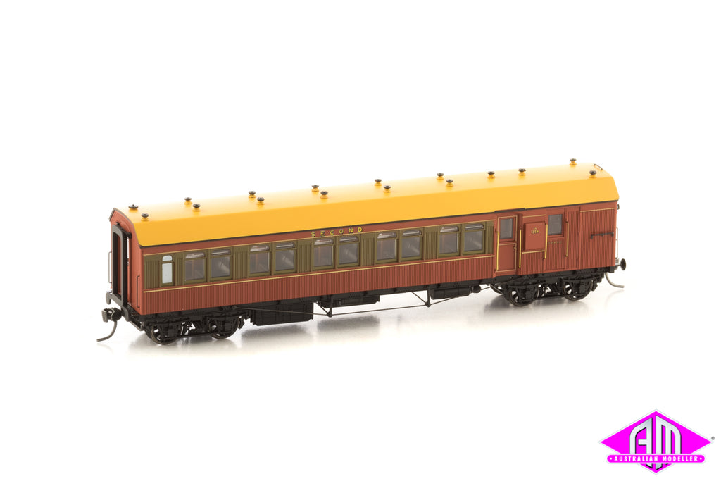 NSWGR R Cars Set 108 Tuscan and Russet (7 car set) – Australian Modeller