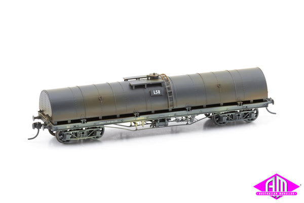 WT BOGIE WATER GIN TANK L58 single car (WEATHERED) – Australian Modeller