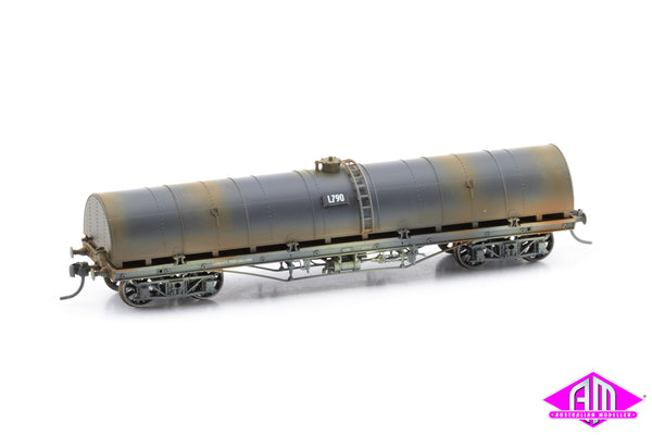 WT BOGIE WATER GIN TANK L790 single car (WEATHERED) – Australian Modeller