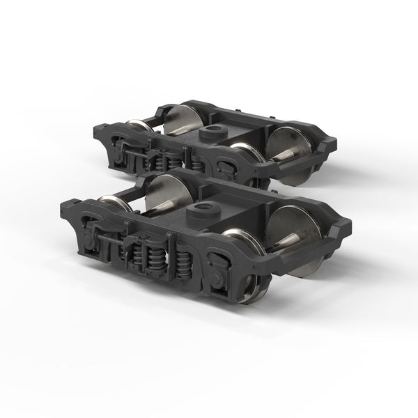CPMCOM001 - Commonwealth Passenger Car Bogies - Brass Bearings (HO Sca ...