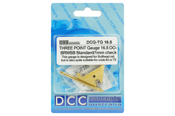 DCC Concepts DCG-TGOO - 3 Point Track Gauge - Fine - 16.5mm (HO Scale ...
