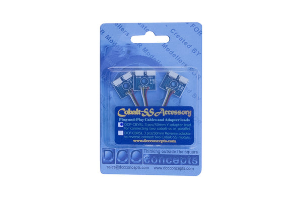 DCC Concepts DCP-CBYSL - Cobalt-SS Y-Connector Adapter - 3x Short (50m ...