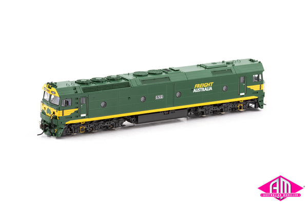 G Class Locomotive Series 1, G512 Freight Australia Green & Yellow (G ...