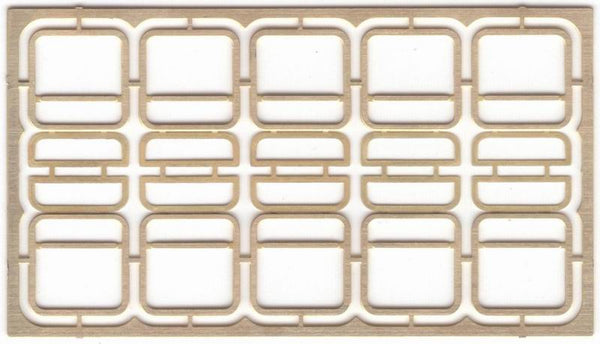KRM-HO014 - Beclawat Windows for Silvermaz RUB Cars - 2nd Class (HO Sc ...