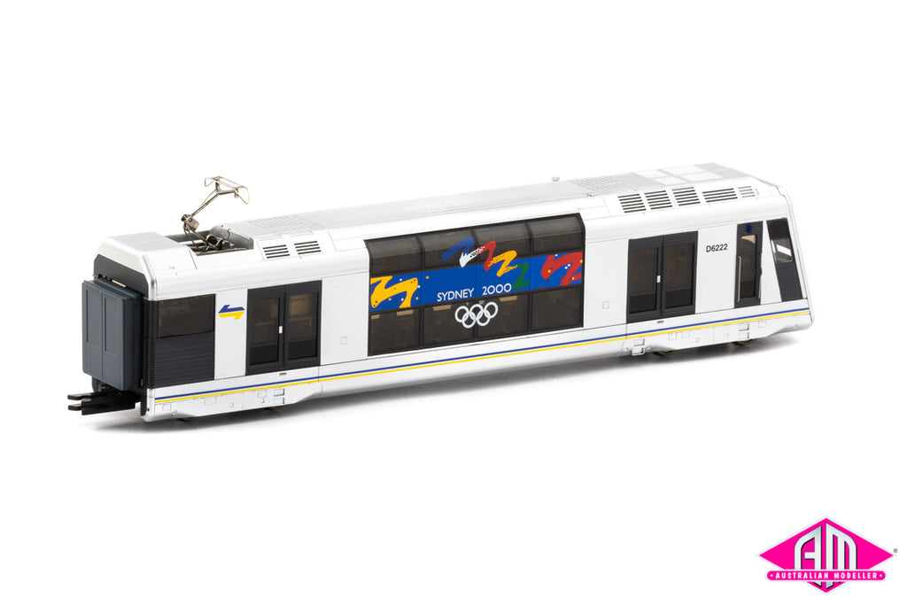 Tangara 4 car set, Cityrail Blue/Yellow Livery With L7 Sydney 2000 (Mo ...