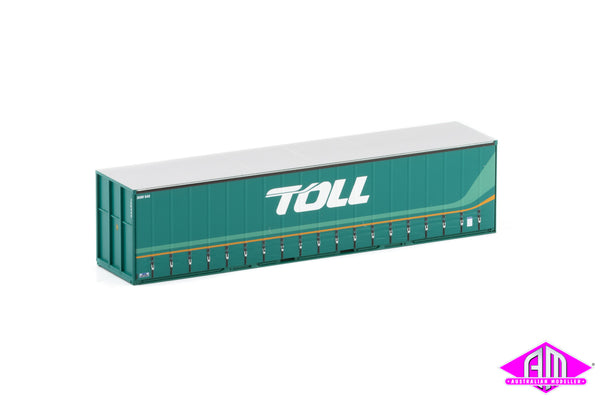 40' Curtain Side Container TOLL New scheme twin pack 40CS-18 ...