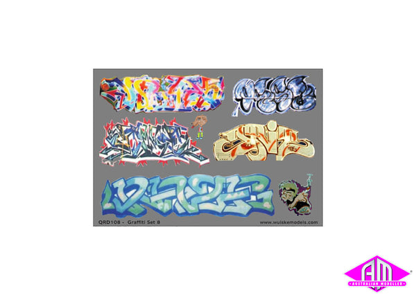 Graffiti Decals Set 8 – Australian Modeller